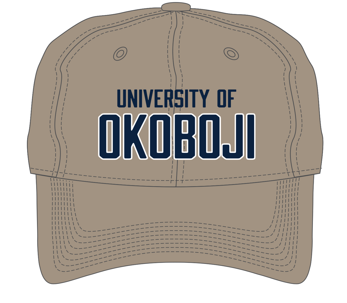 Classic Relaxed Twill Hat ( KHAKI ) – UniversityofOkoboji.com