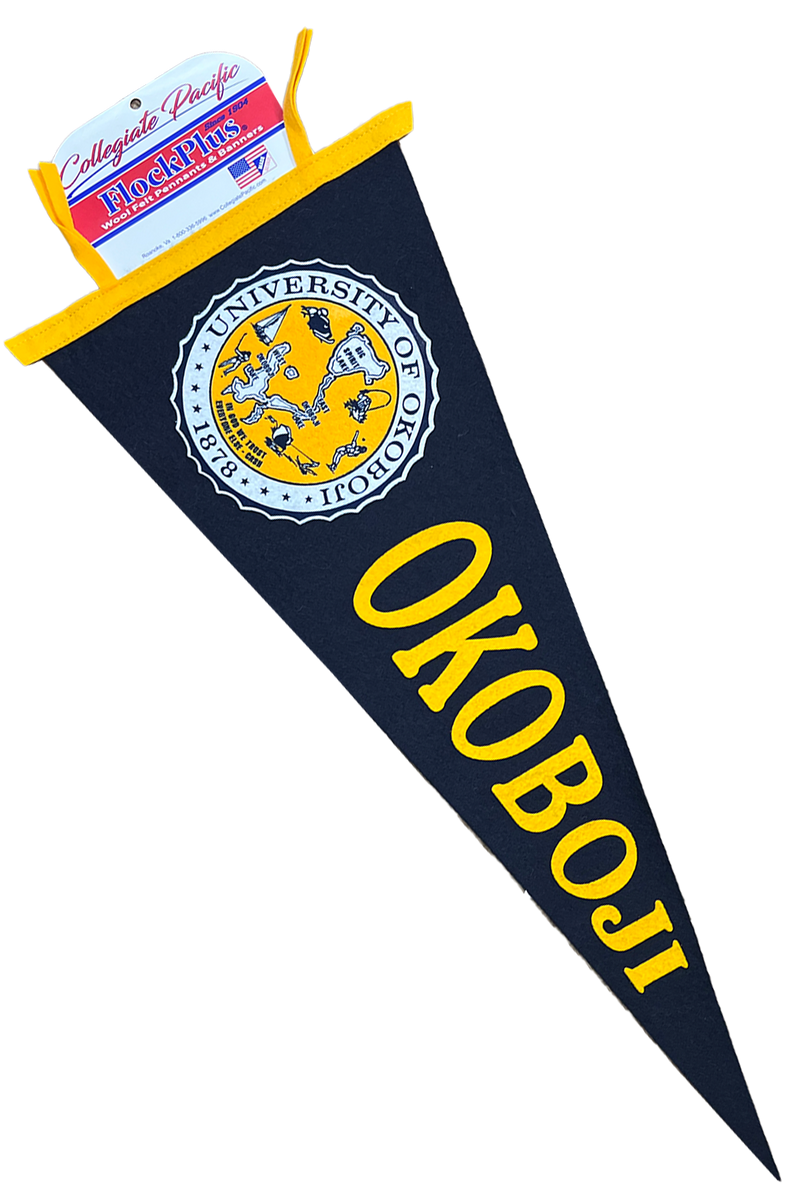 University of Okoboji Horizontal Pennant – UniversityofOkoboji.com